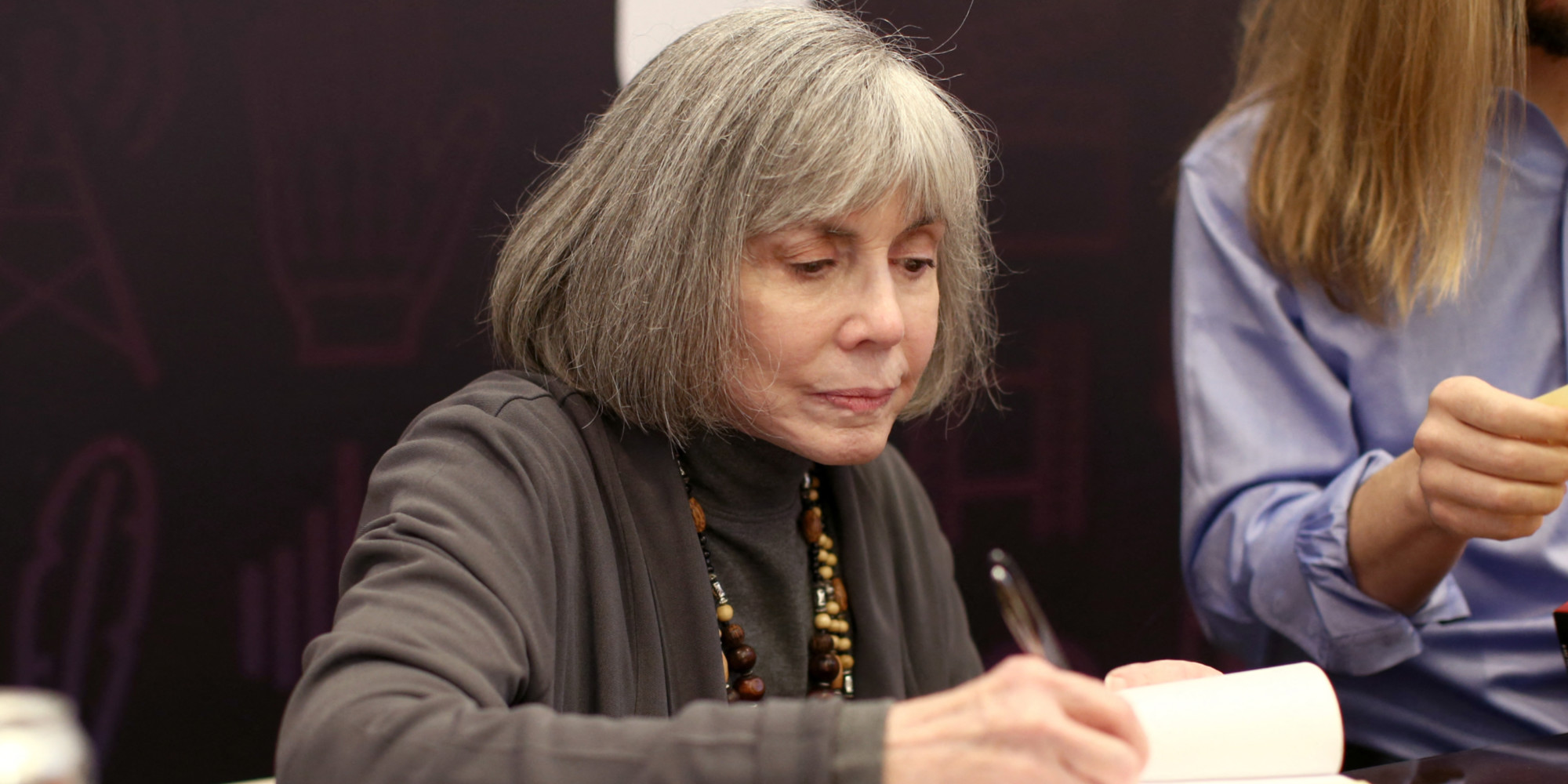 The novelist Anne Rice, author of "Interview with a vampire", is dead