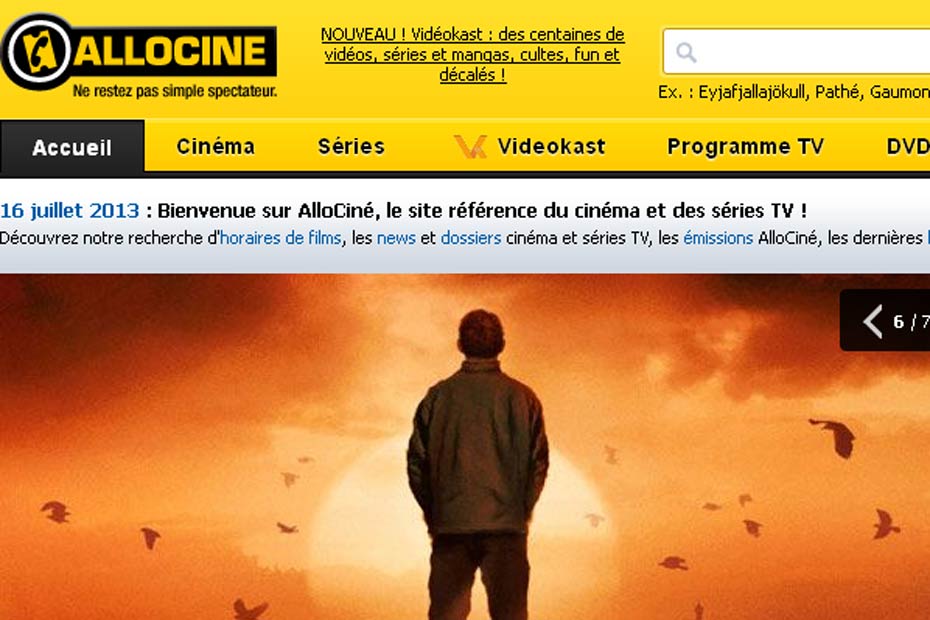 Allociné racheté pour 66,9 millions d'euros