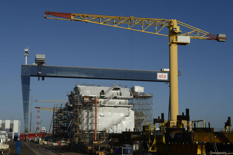 Nouveau contrat pour les chantiers navals STX de St Nazaire