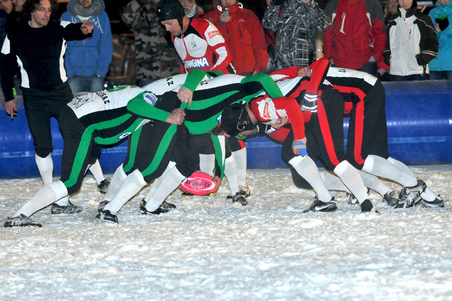 "Le snow-rugby est une première mondiale"