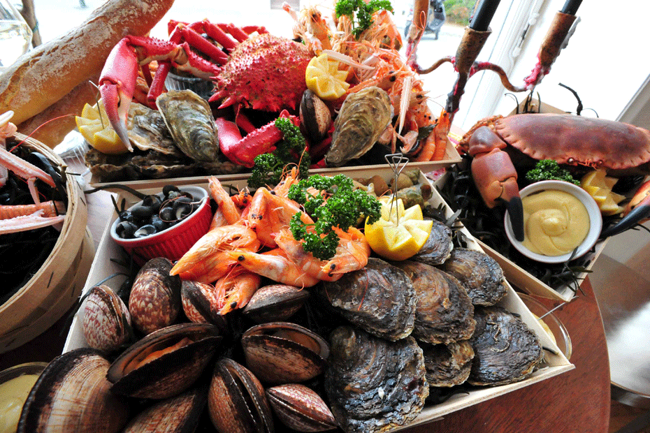 Coquillages et crustacés