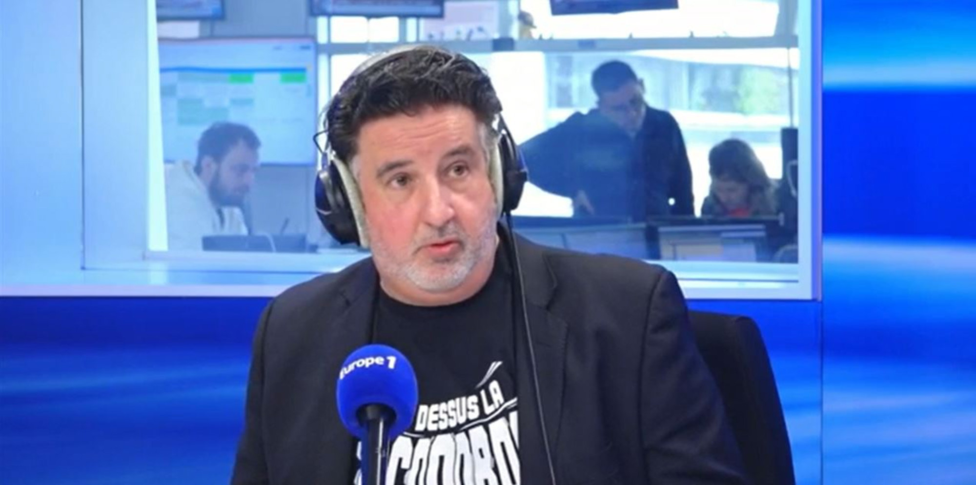 Christophe Agius et Philippe Chéreau, commentateurs de catch