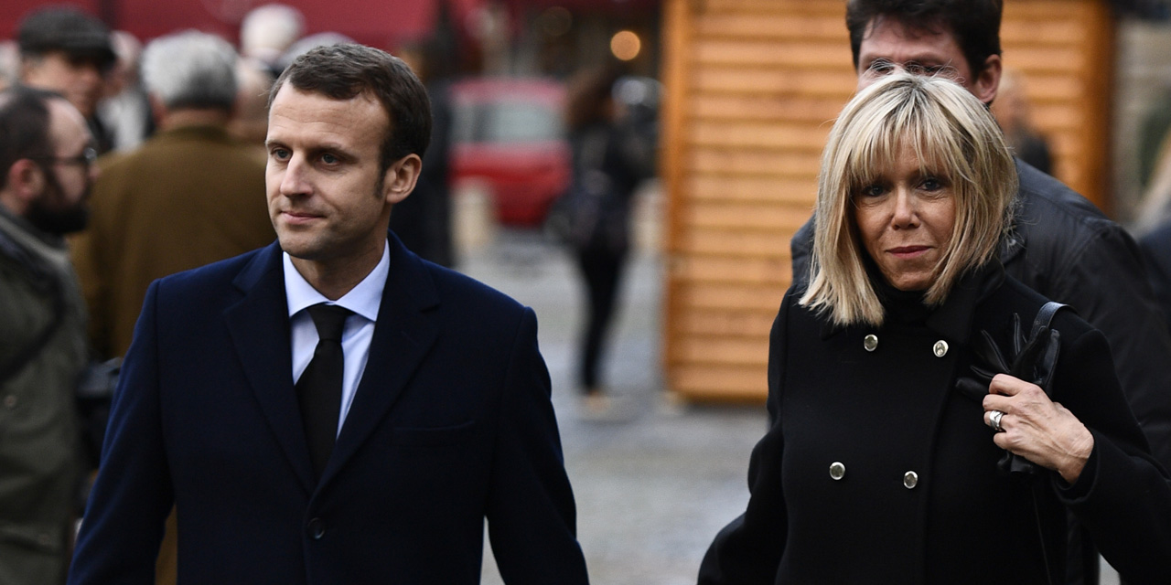 Macron, en marche avec Brigitte