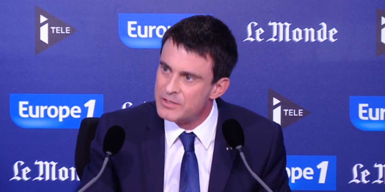 Manuel Valls s'en prend à Michel Onfray
