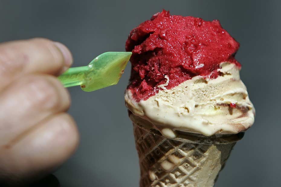 La luxueuse simplicité d'une glace