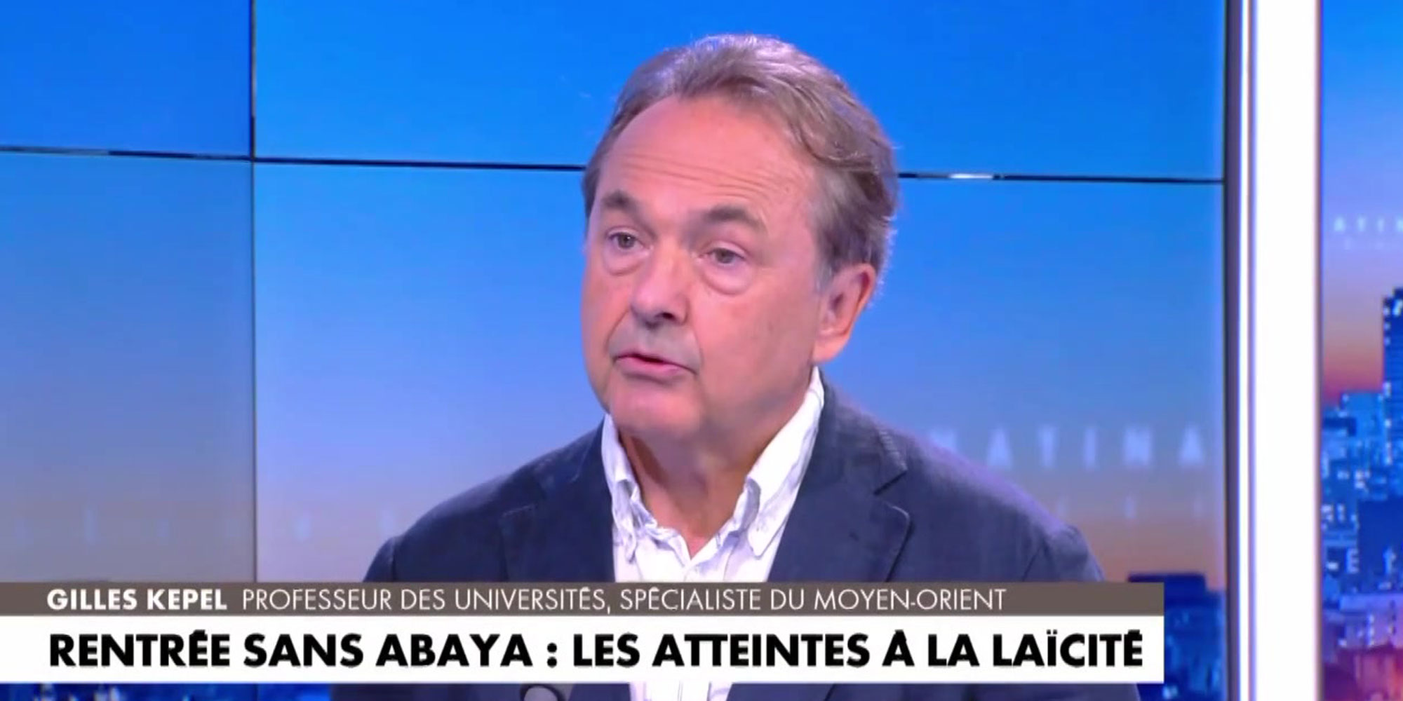 Gilles Kepel : «Le port de l'abaya à l'école a pour but de tester les ...