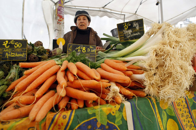 Les prix baissent avec le redoux