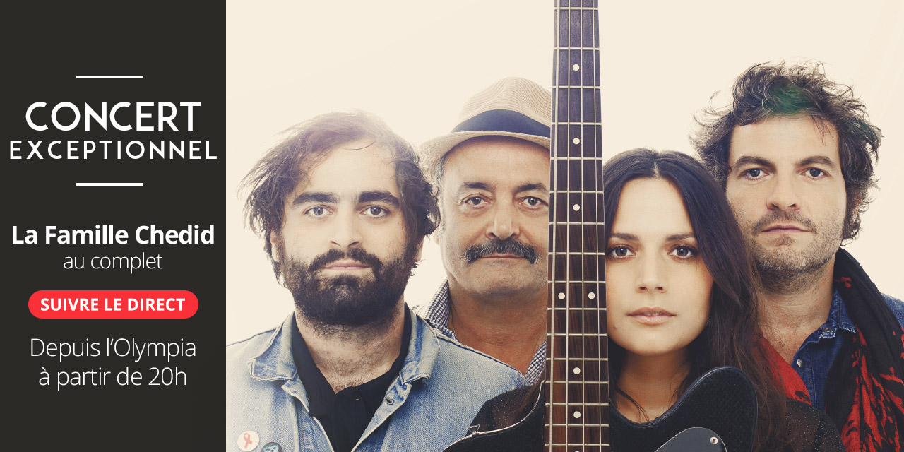 EN DIRECT - Le concert de la famille Chedid sur Europe 1