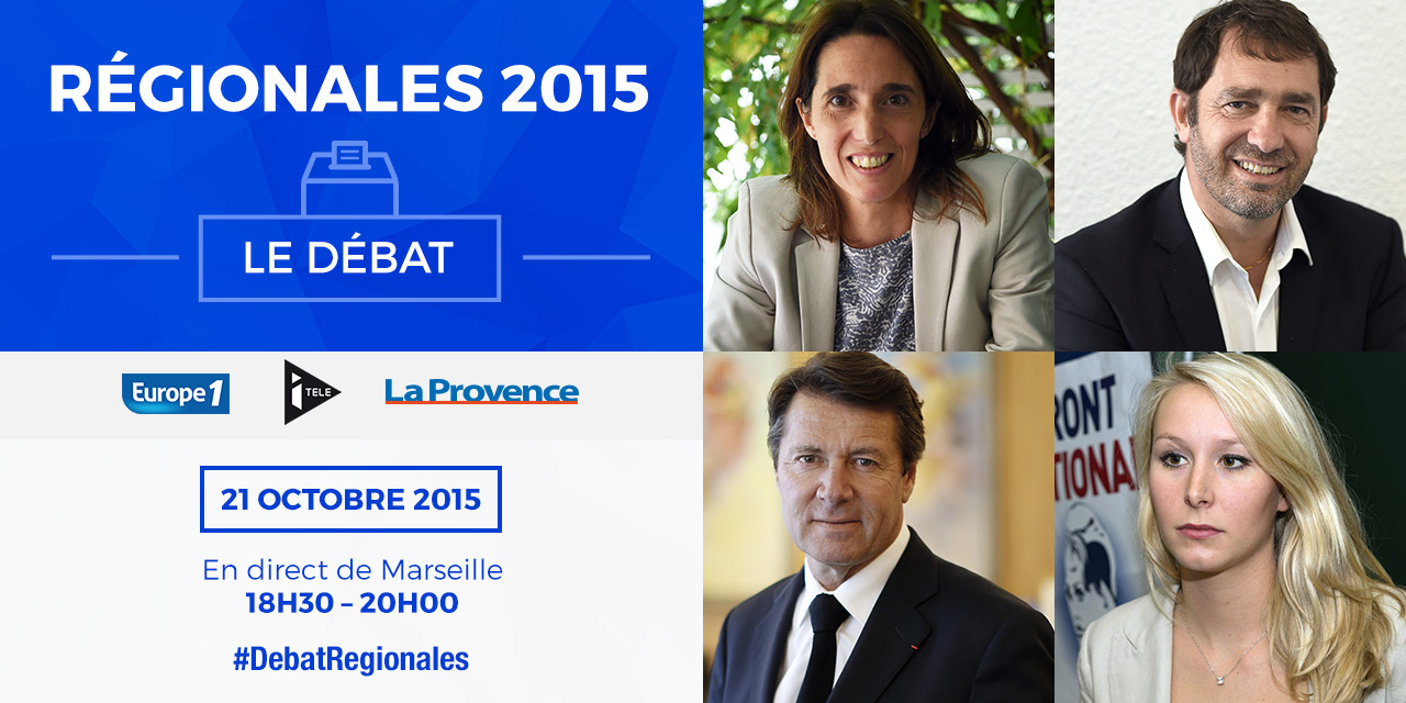 Régionales : suivez le débat en direct de Marseille