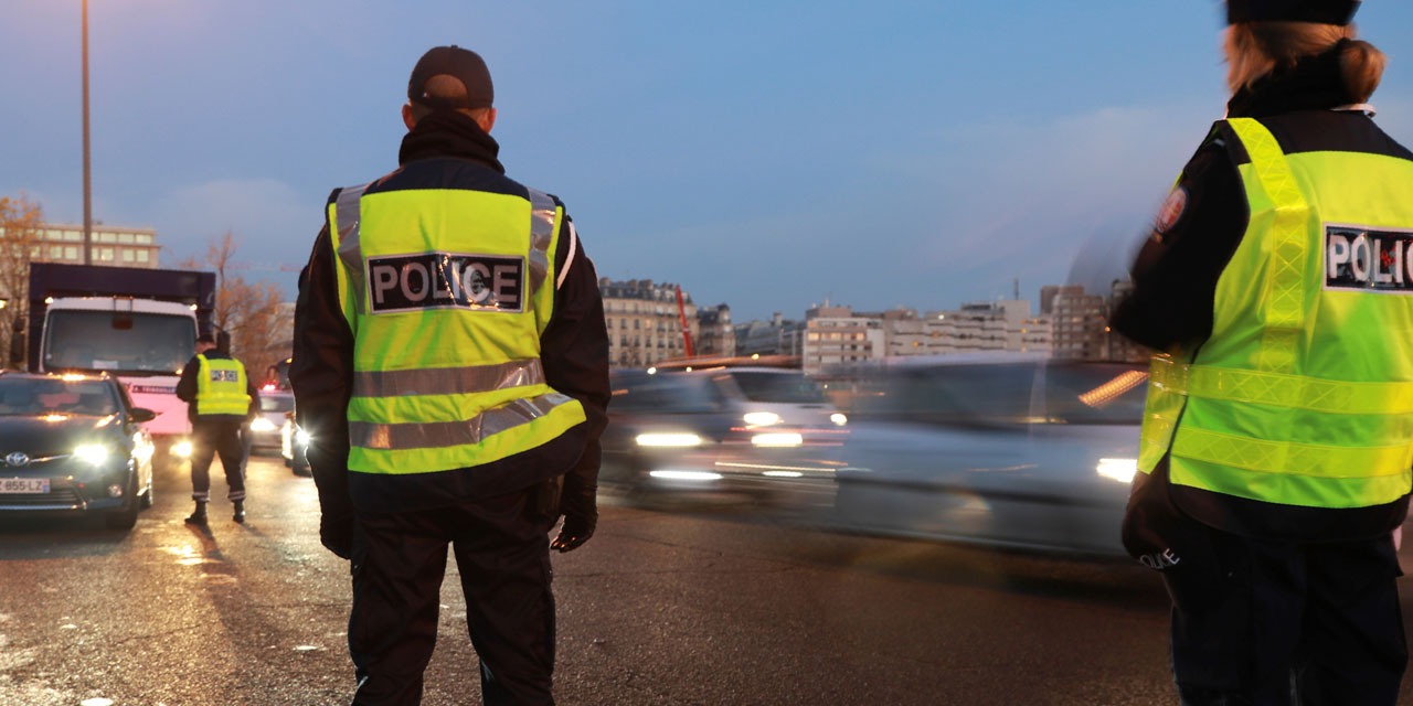 Deux personnes recherchées après avoir percuté un policier lors d'un ...