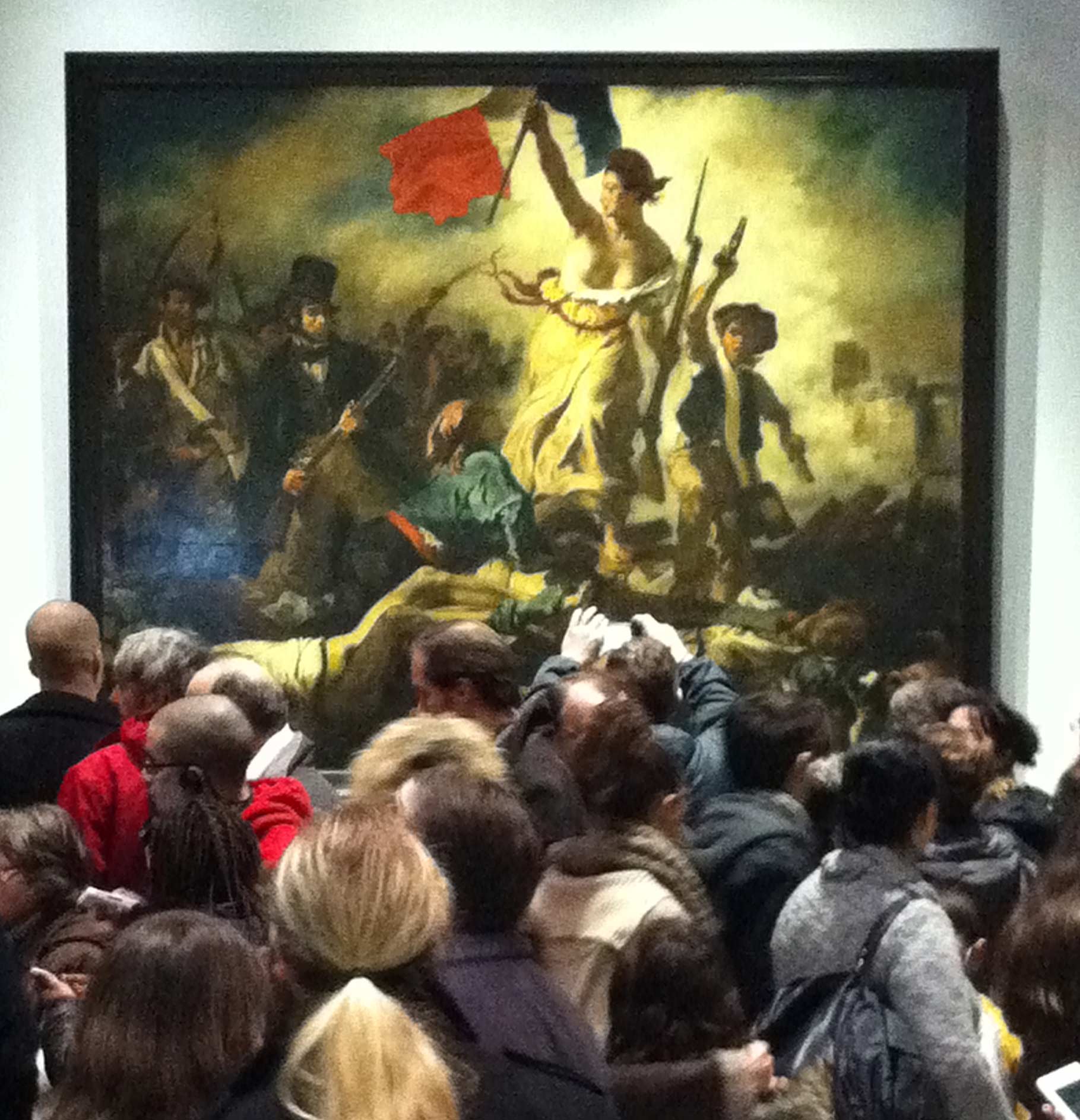 Huit mois avec sursis pour la femme qui a tagué le tableau de Delacroix