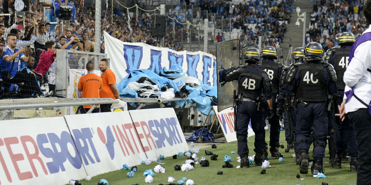 Incidents OM-OL : sept personnes interpellées