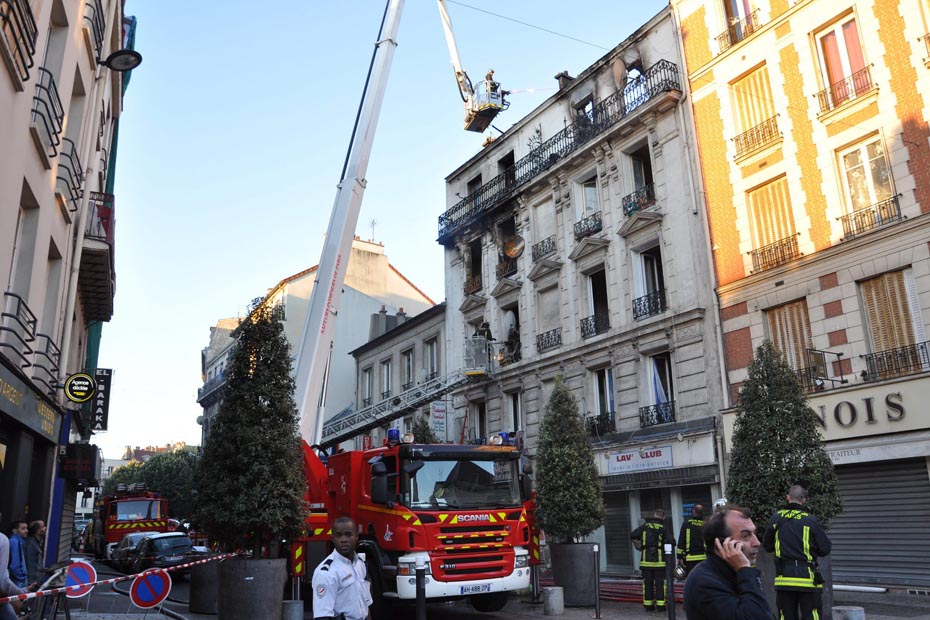 Saint-Denis : émoi après un incendie Saint-Denis : émoi après un incendie