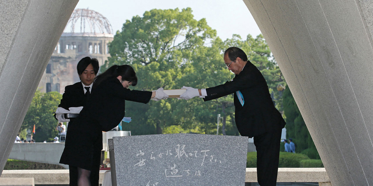 73 ans après, le Japon se souvient du bombardement atomique d'Hiroshima