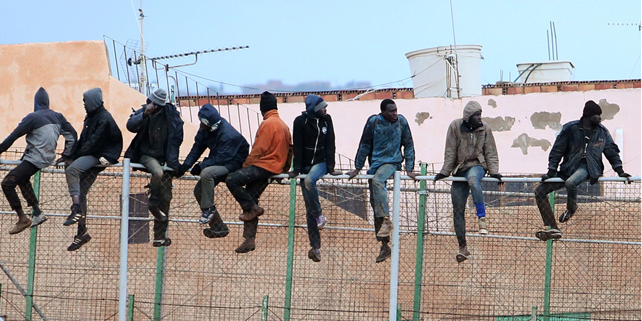 A Melilla, 40 migrants parviennent à franchir la frontière Maroc-Espagne