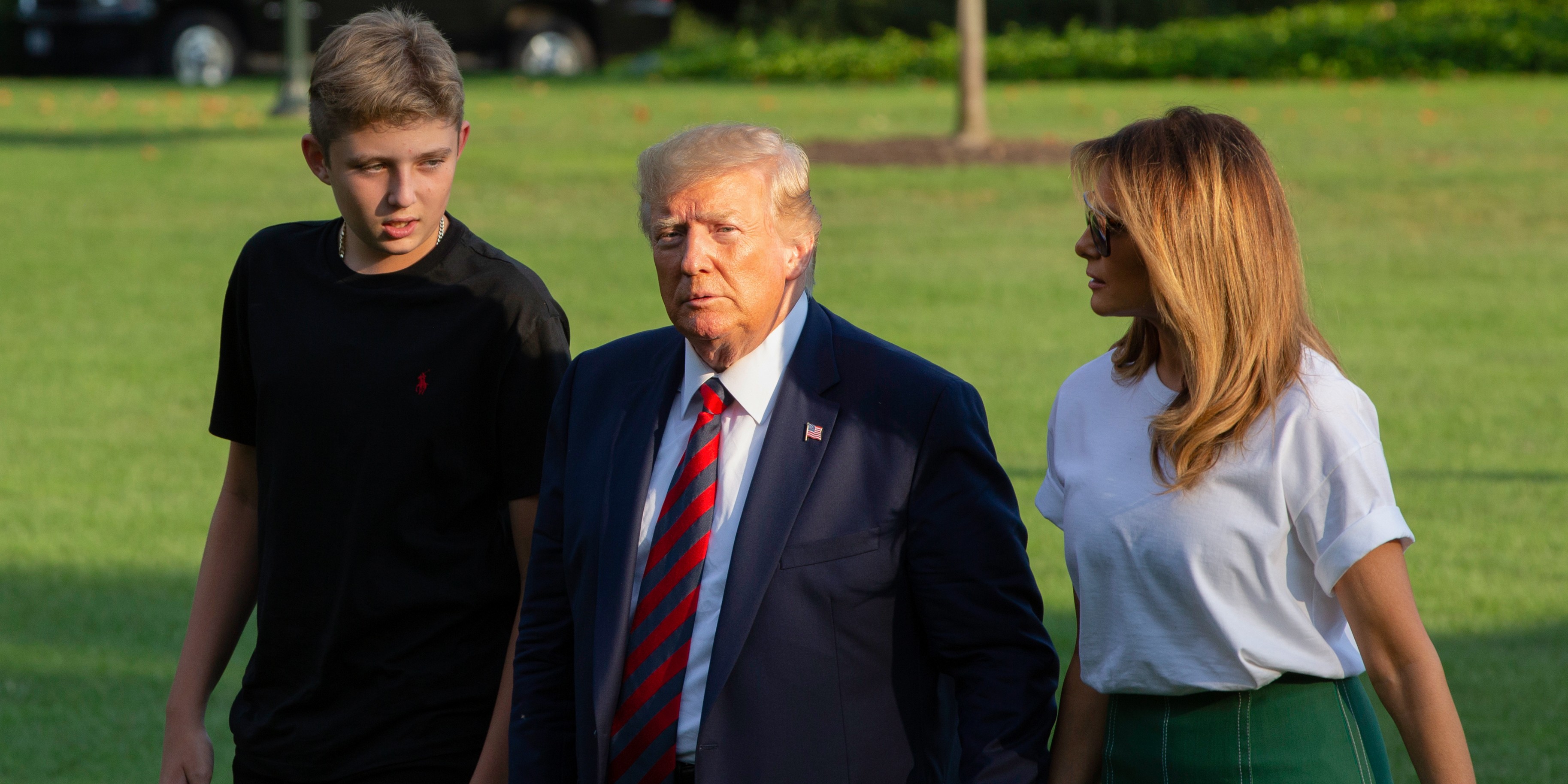 Barron, fils de Donald et Melania Trump, a lui aussi été testé positif ...
