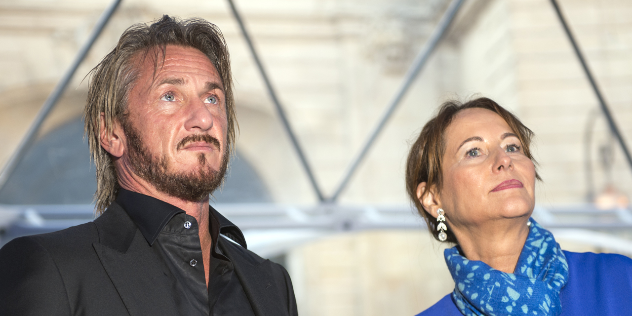 COP 21 : Sean Penn "optimiste" lors d'une rencontre avec Ségolène Royal