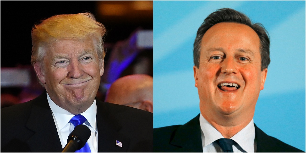 David Cameron sera "très heureux" de recevoir Donald Trump à Londres