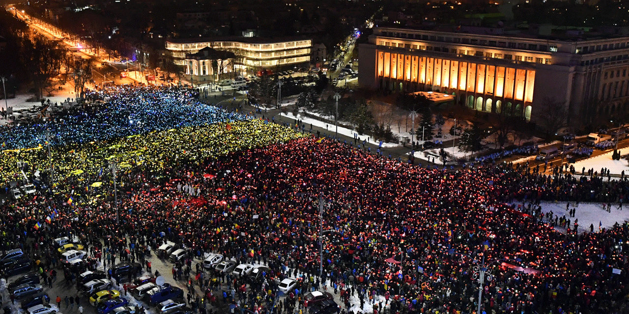 Des dizaines de milliers de Roumains de nouveau dans la rue contre le ...