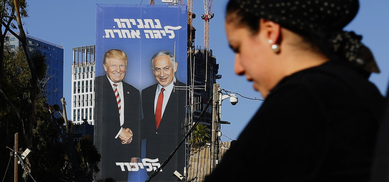 En Israël, Netanyahu pose avec Trump sur des affiches électorales