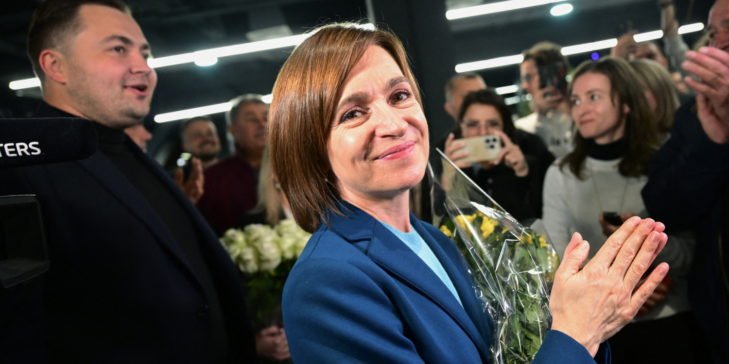En Moldavie, victoire de la présidente pro-européenne Maia Sandu