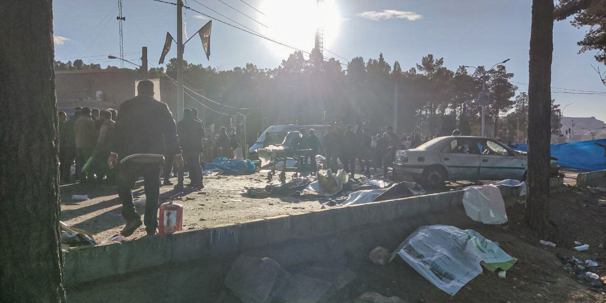 Iran : 103 morts dans la double explosion près de la tombe d'un général