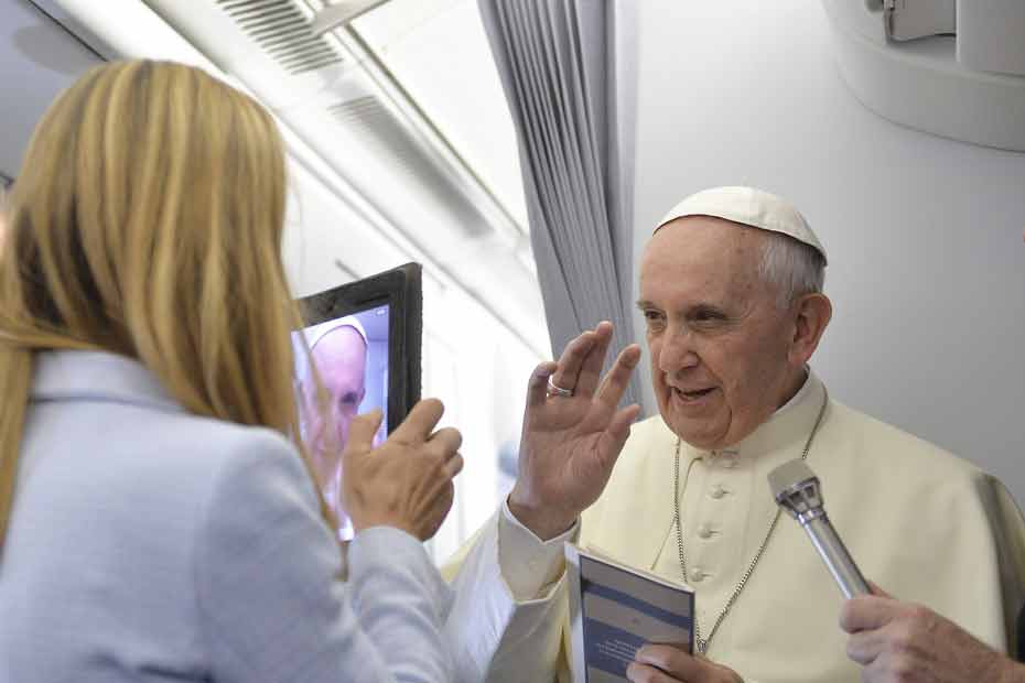 JMJ : à bord de l’avion du pape François