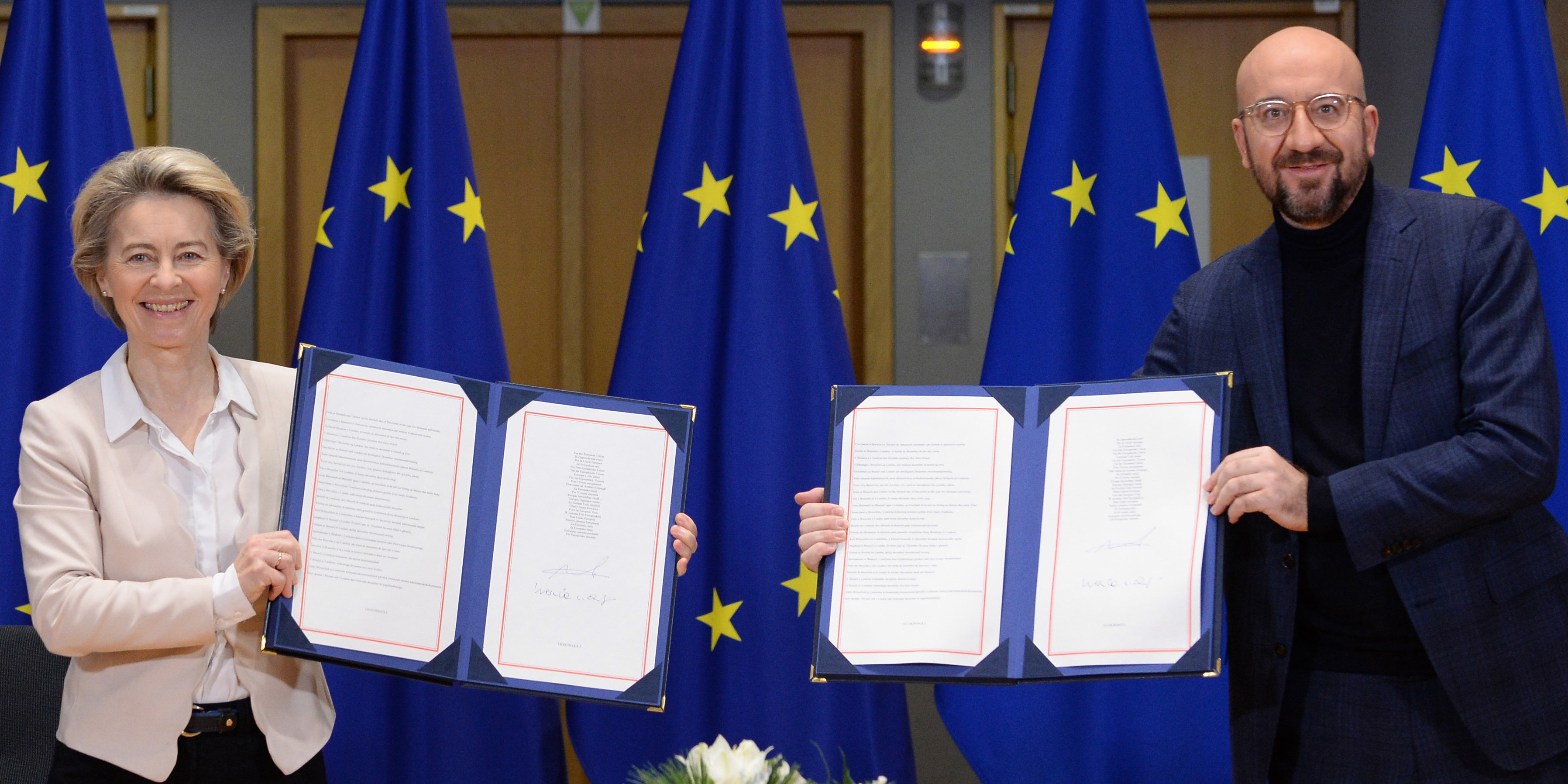 Les Dirigeants De L Ue Ont Signé L Accord Post Brexit