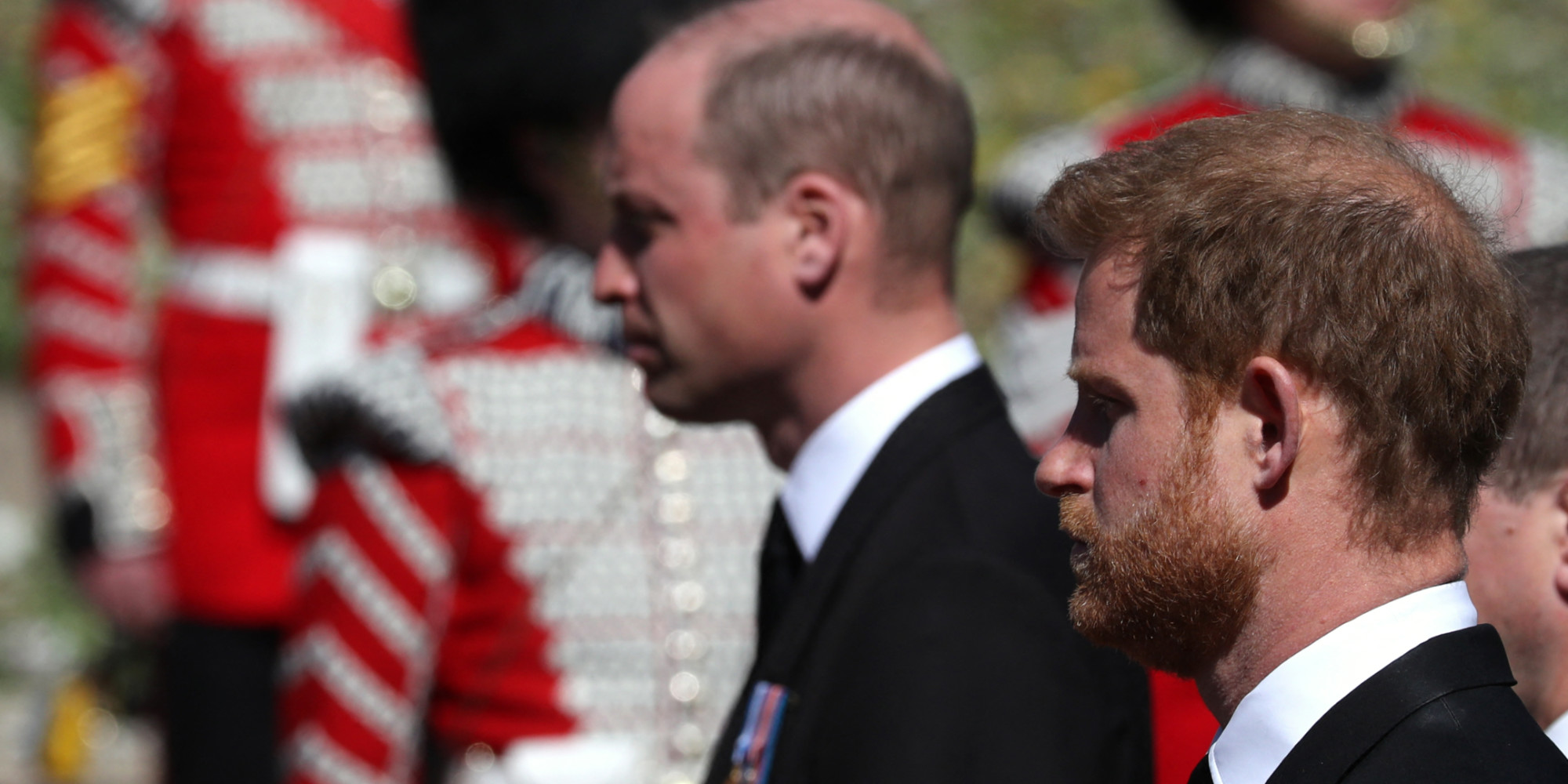 Les princes William et Harry se retrouvent pour inaugurer une statue de ...