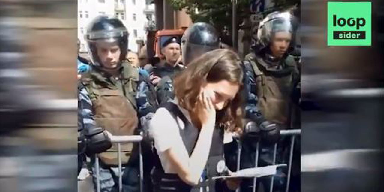 Olga Misik, 17 ans, nouvelle figure de la contestation en Russie
