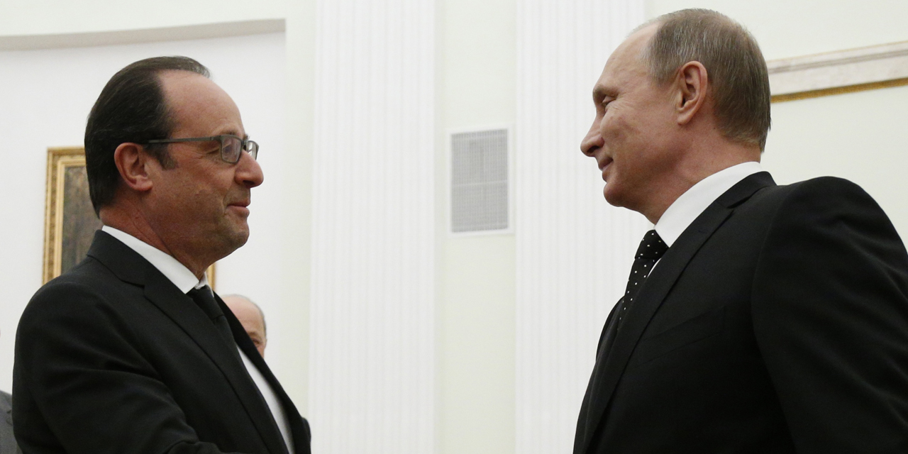 Poutine en visite en France le 19 octobre pour rencontrer Hollande