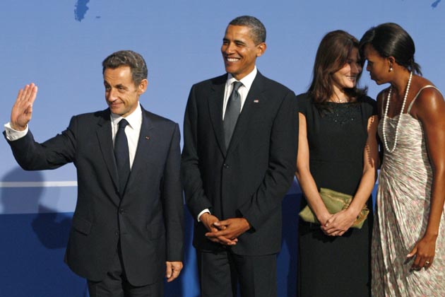Sarkozy rend visite à Obama