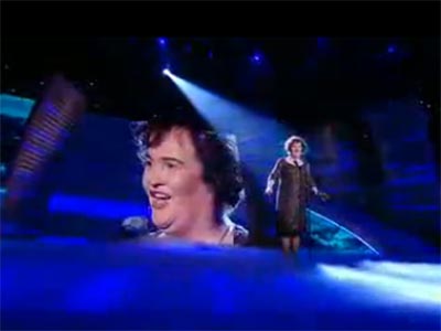 Susan Boyle en finale de "Britain's got talent"