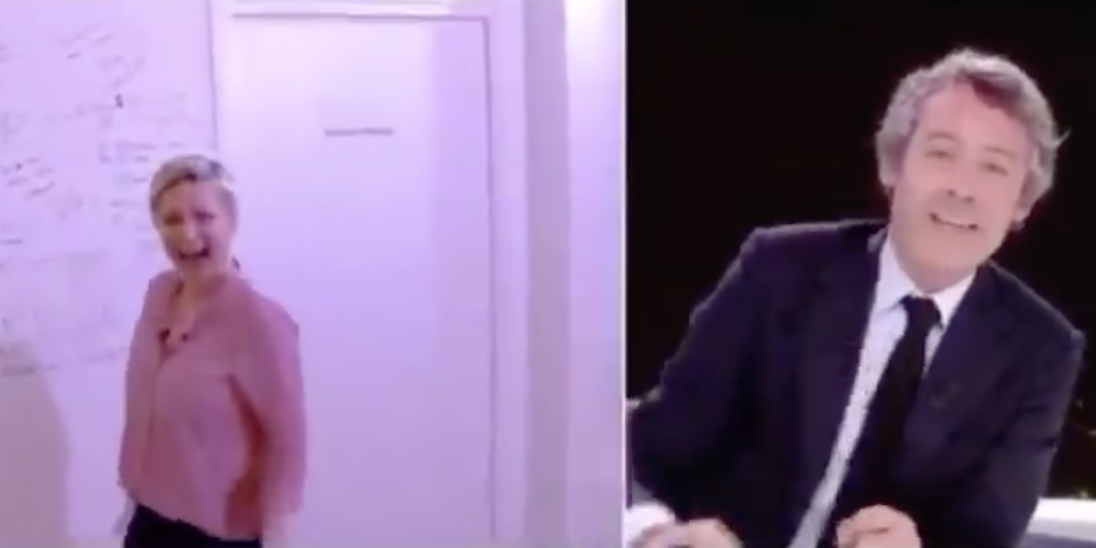 VIDÉO - Fou rire pendant un duplex entre "Quotidien" et "C à vous"