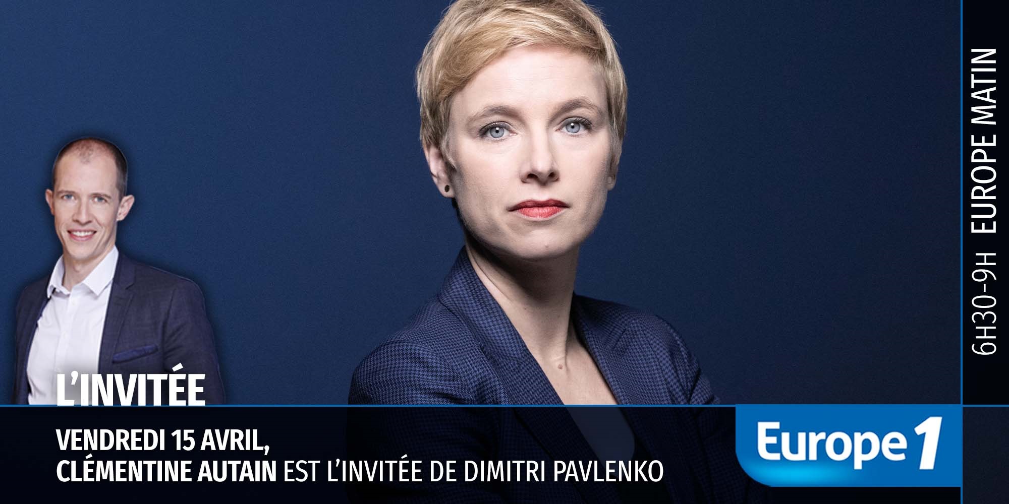 Clémentine Autain est l'invitée de Dimitri Pavlenko vendredi à 8h13
