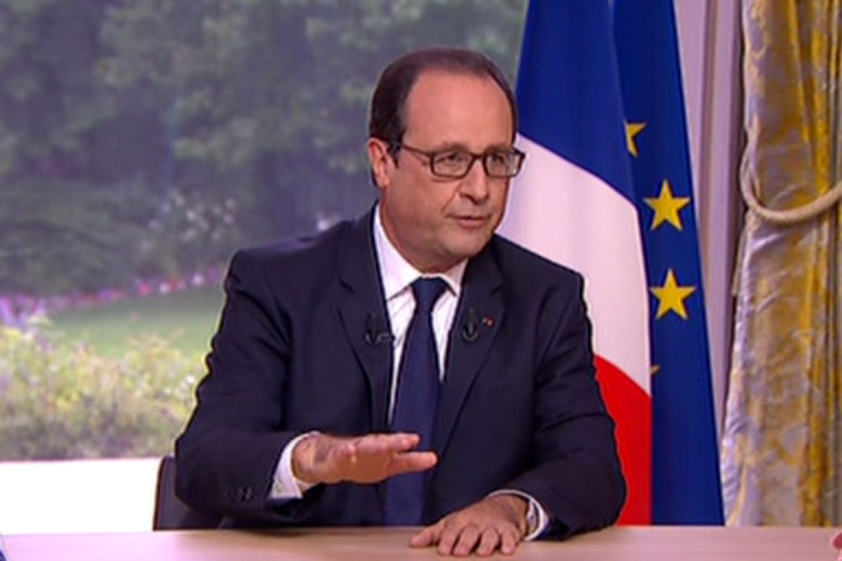 Croissance nulle : Hollande chargé par la droite