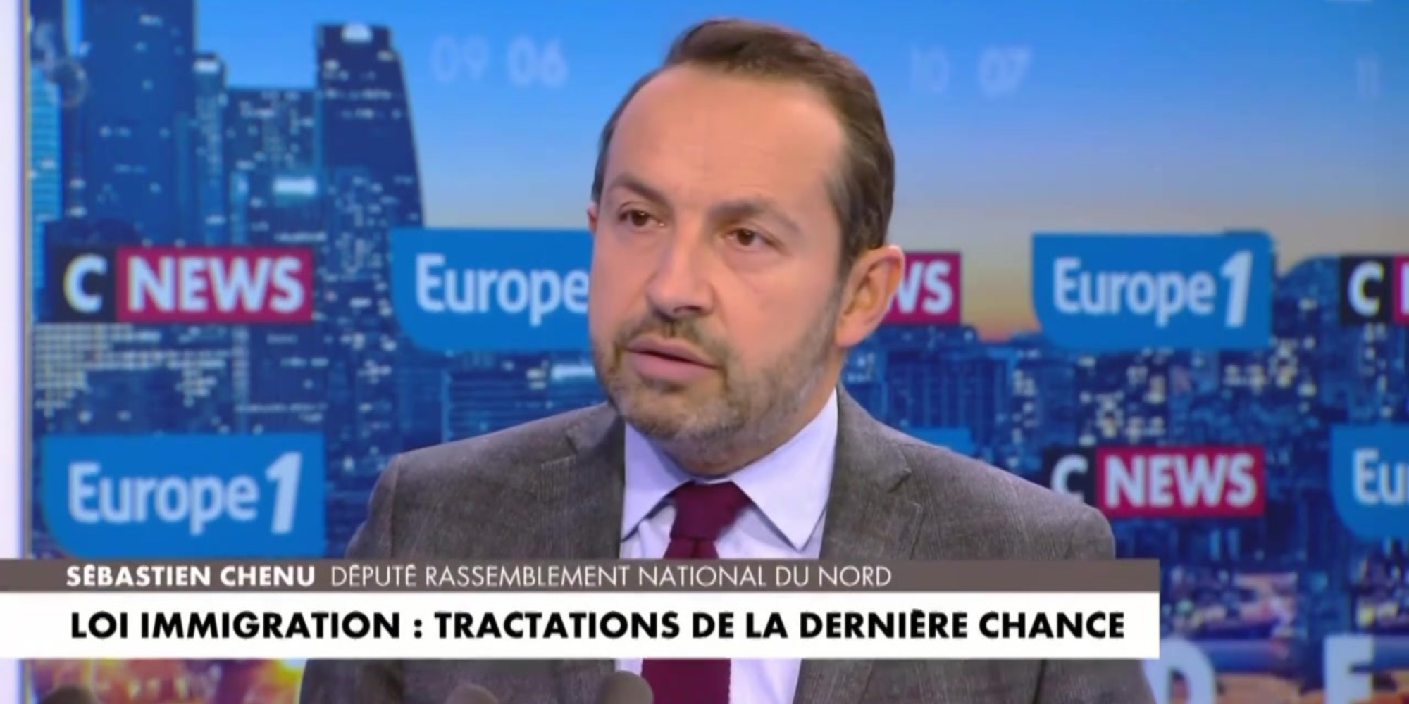 Le projet de loi immigration, «un bricolage», dénonce Sébastien Chenu Le projet de loi immigration, «un bricolage», dénonce Sébastien Chenu