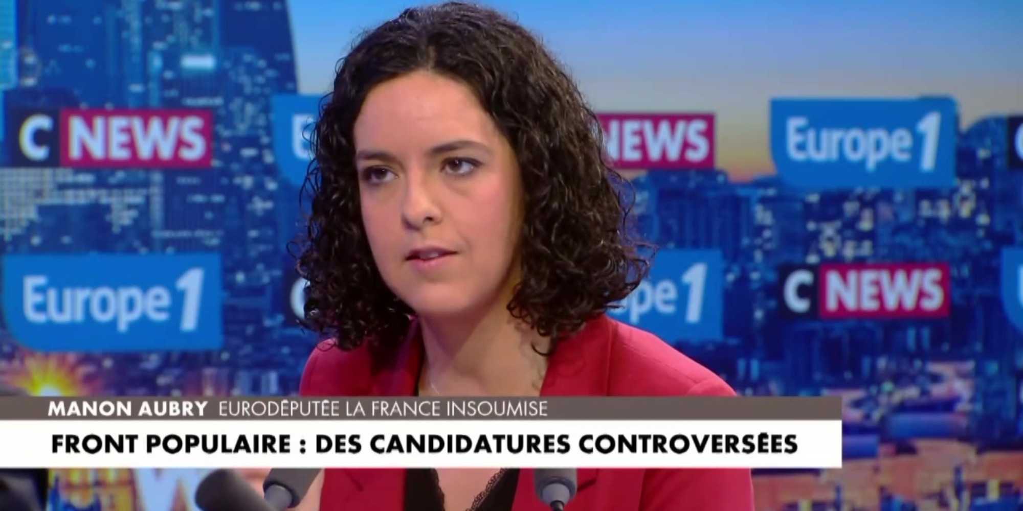 Manon Aubry appelle les électeurs à ne pas voter pour Bardella, «ce ...