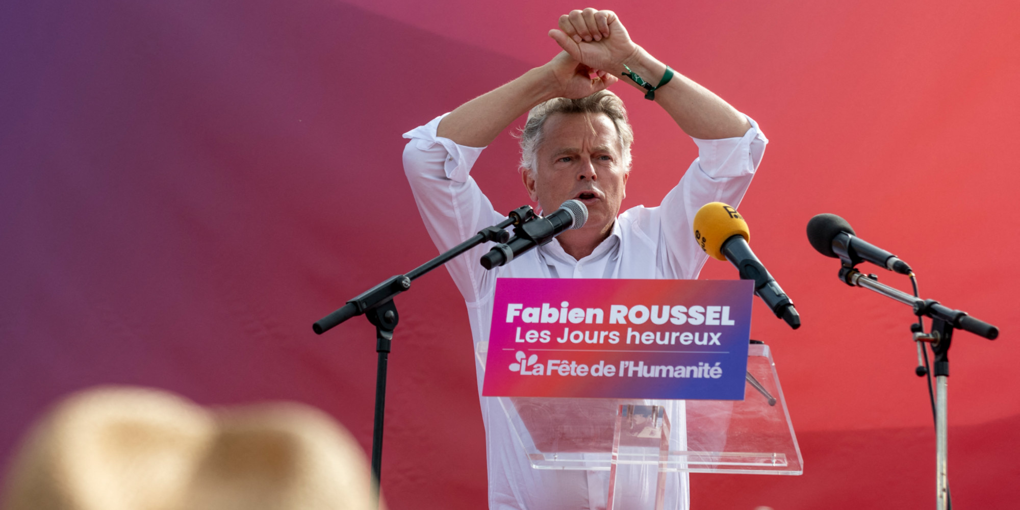 «Nous voulons une liste d'union» : Fabien Roussel s'exprime sur les européennes à la Fête de l'Huma