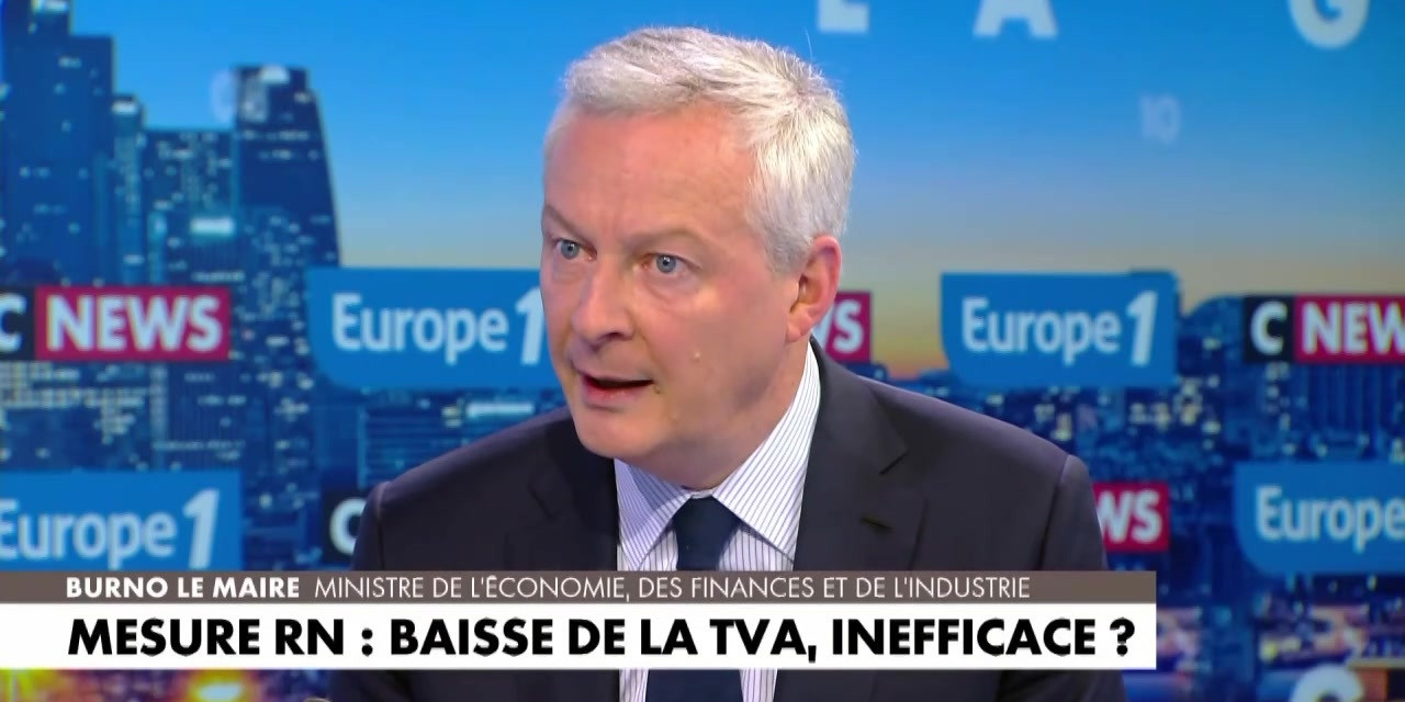 «Le programme du RN est une page blanche», tacle Bruno Le Maire ...