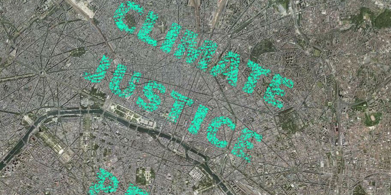 "Climate, justice, peace": une fresque humaine interactive pour la fin ...