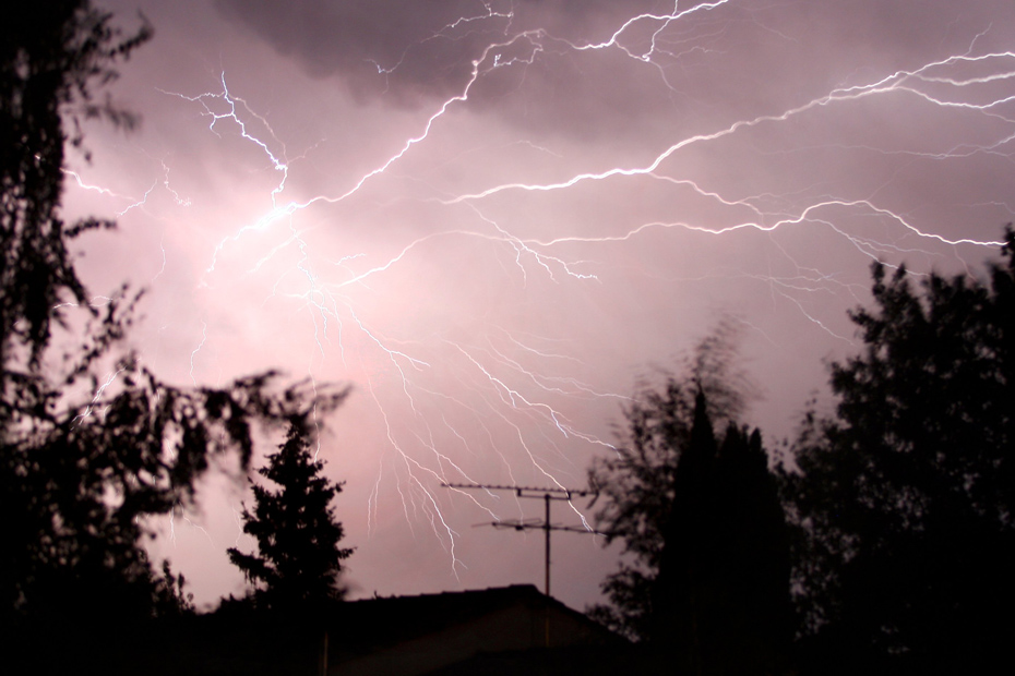 De violents orages sur le nord De violents orages sur le nord