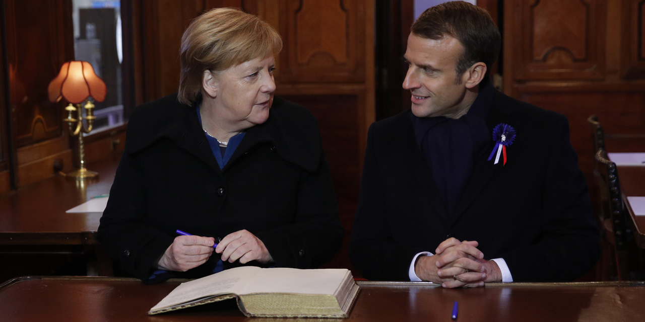 100 ans après l'armistice de 1918, Emmanuel Macron et Angela Merkel ...