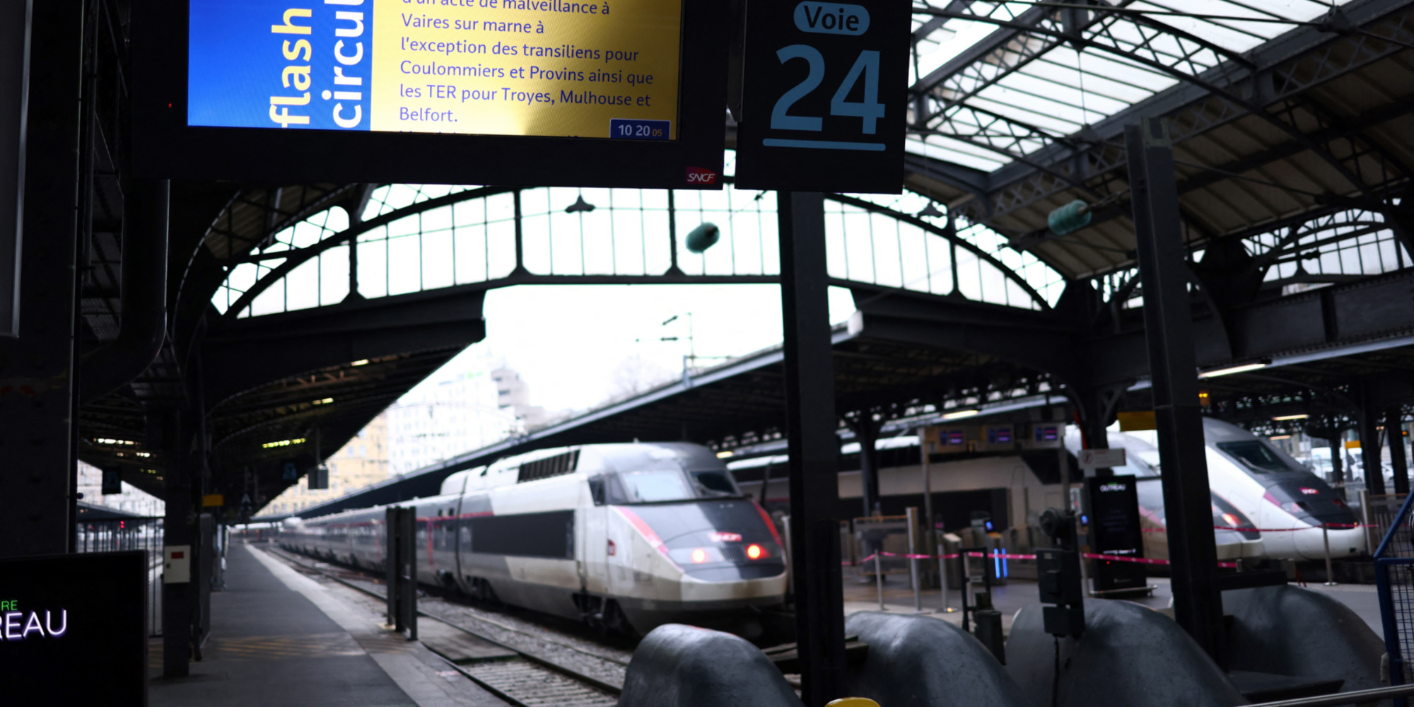 Gare de l'Est : retour à la normale dès jeudi matin pour la circulation des trains