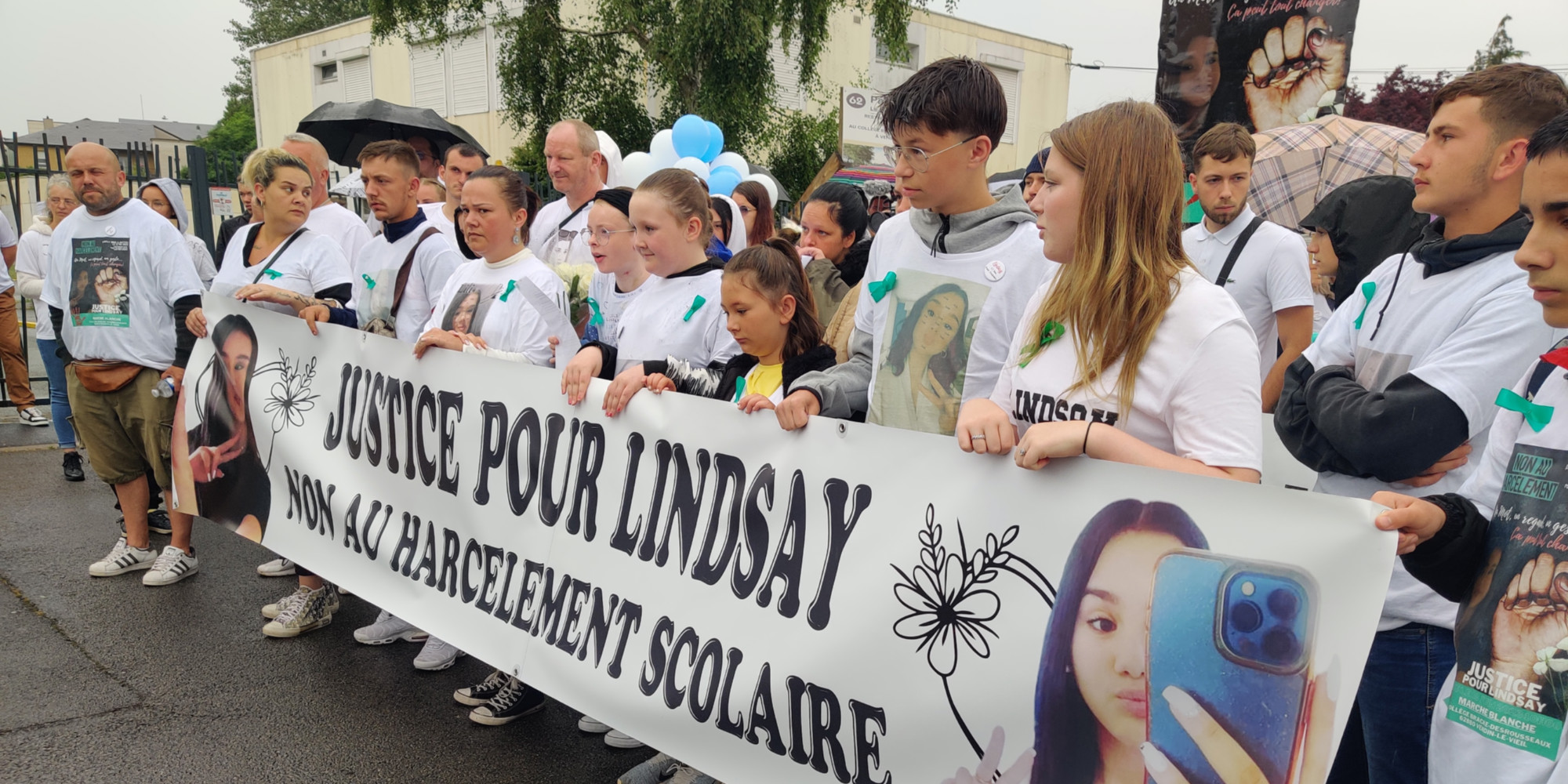 «justice Pour Lindsay à Vendin Le Vieil Une Marche Blanche Pour