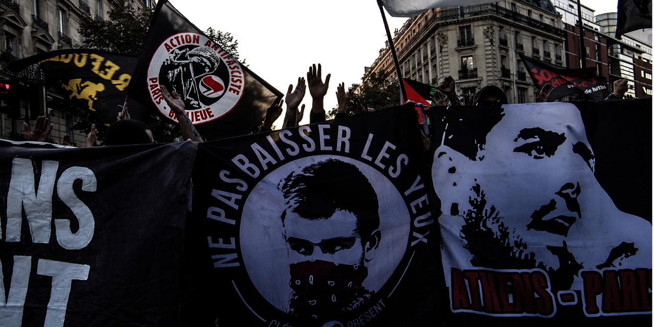 Paris : manifestation antifasciste en hommage à Clément Méric