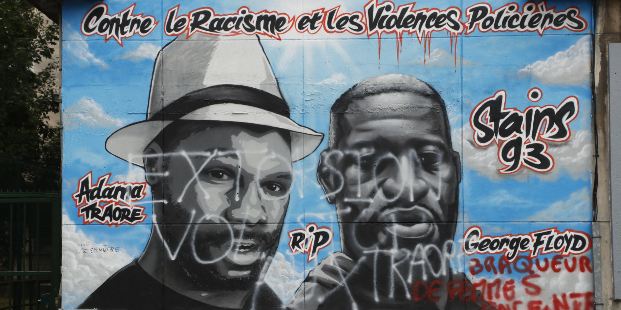 Seine-Saint-Denis : la fresque en hommage à George Floyd et Adama ...