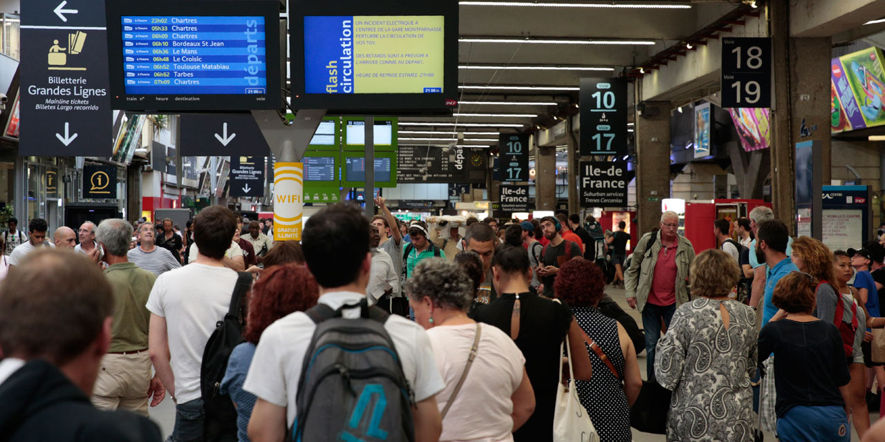 Trafic perturbé à la gare Montparnasse : la difficile identification de ... Trafic perturbé à la gare Montparnasse : la difficile identification de ...