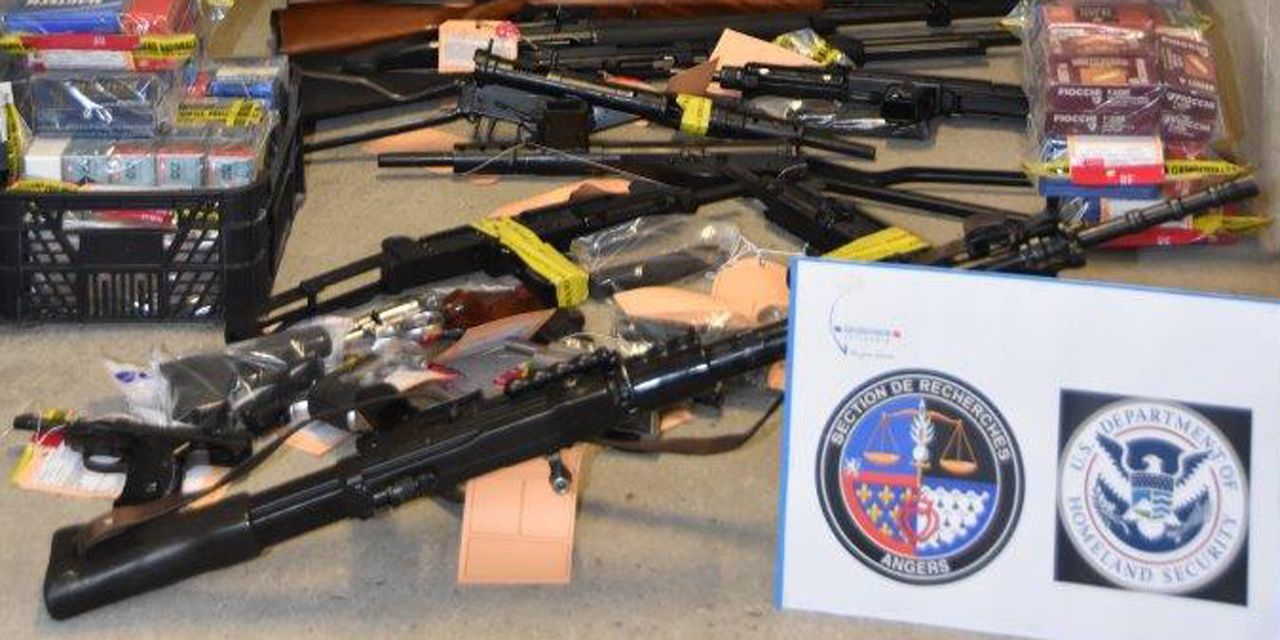 Un important trafic d'armes démantelé entre les États-Unis et la France