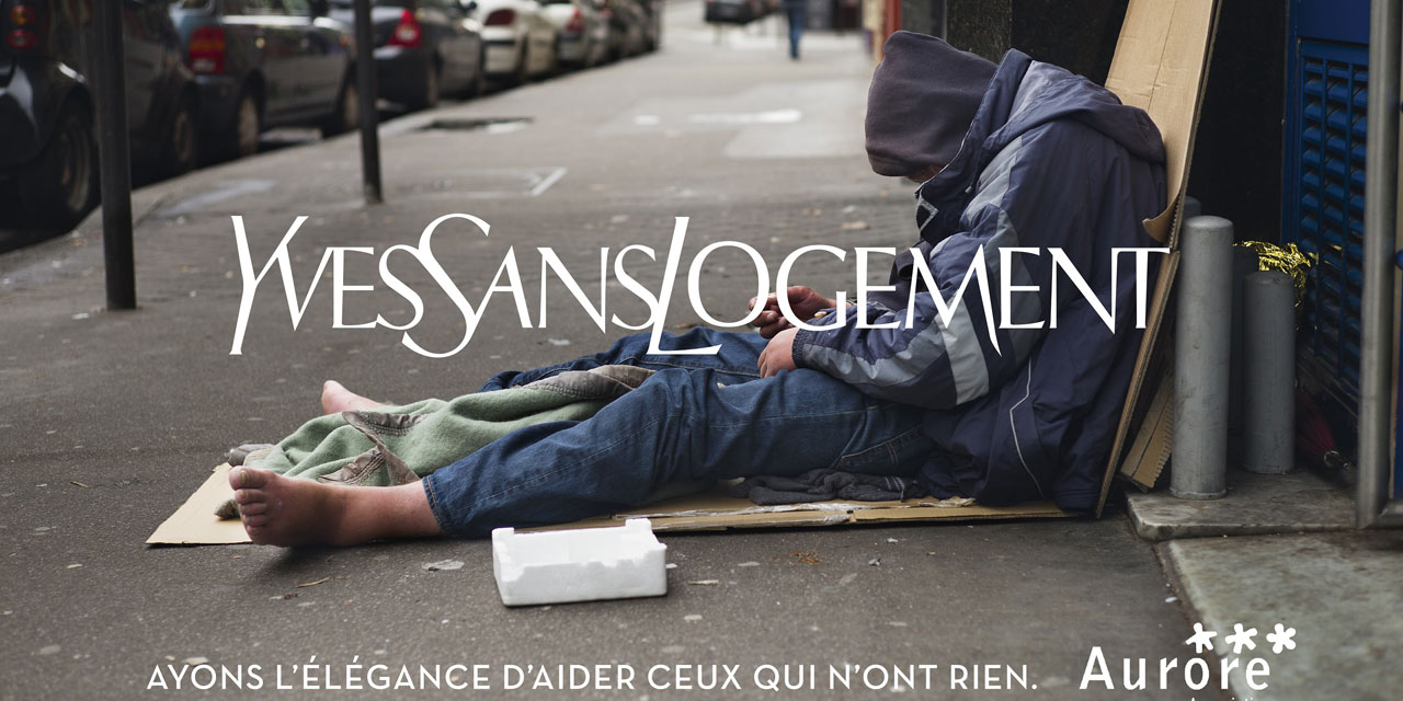 "Yves Sans Logement" : des SDF "de luxe" pour interpeller